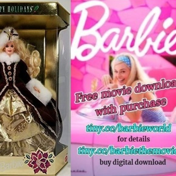 Barbie | Toys | Happy Holidays Barbie Doll 996 Vintage Special Edition ...